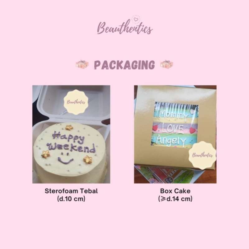 Jual Korean Bento Cake D.14 Cm [baca Deskripsi Ya] Di Seller Rapier ...