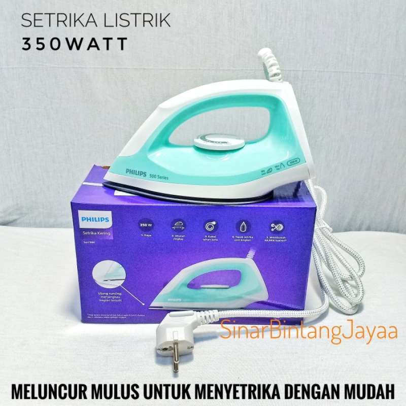 Promo Setrika / Gosokan Philips Dry Iron Dst0510 Original Diskon 23% Di ...