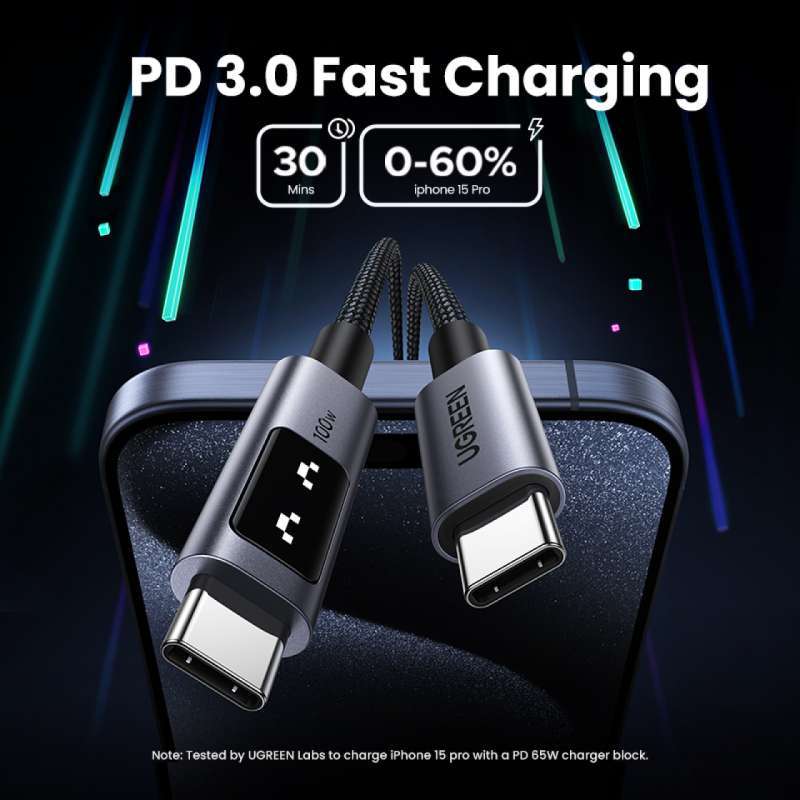 Promo Ugreen Uno Kabel Data Fast Charging 100w For iPhone Samsung ...
