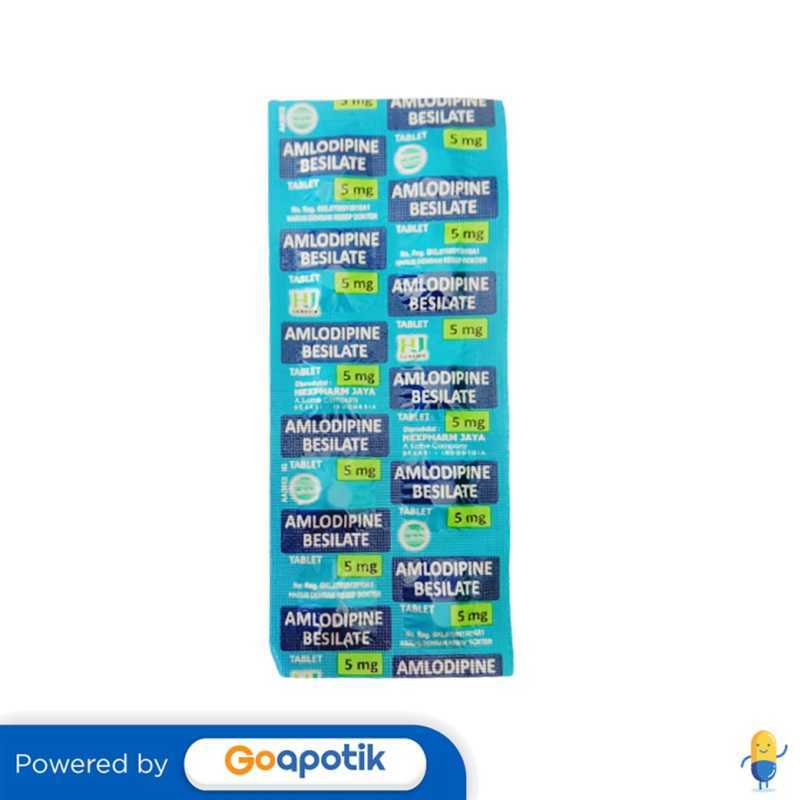 Jual Amlodipine Hexpharm 5 Mg Strip 10 Tablet Di Seller Apotek Wonder ...
