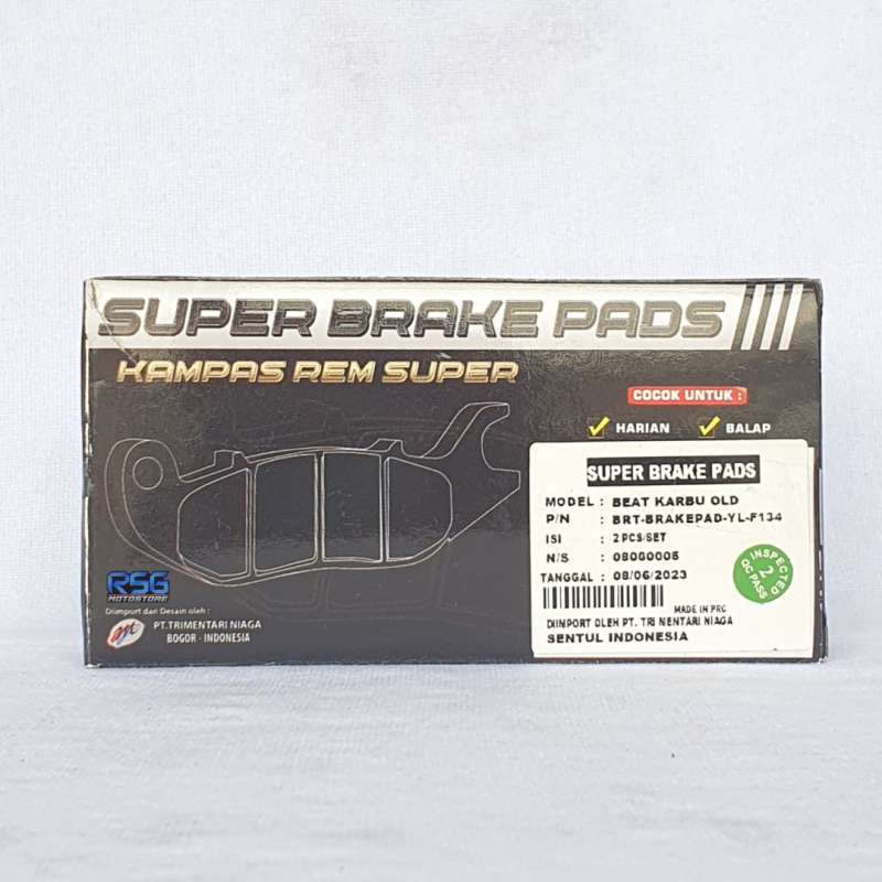 Harga Kampas Rem Depan Honda Beat Karbu 💯 Terbaru, Spesifikasi ...