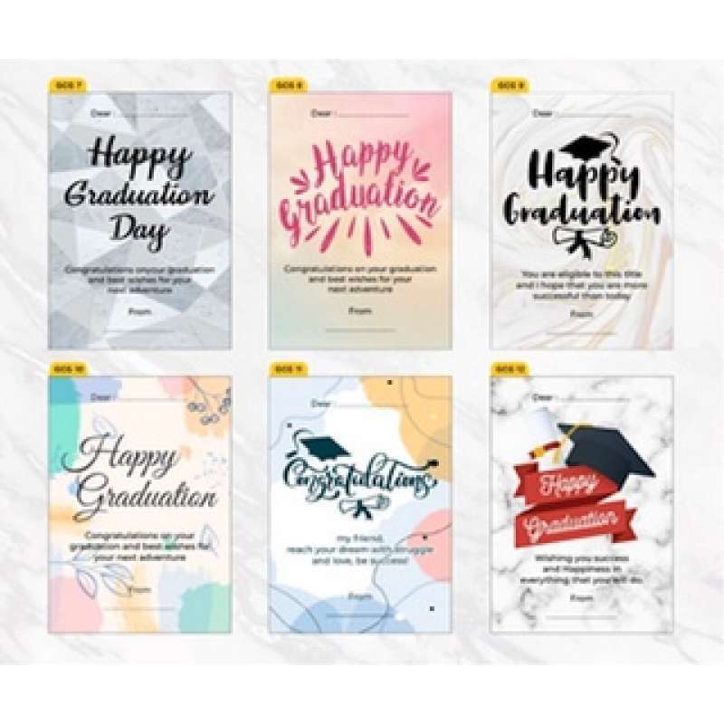Jual Kartu Ucapan Ulang Tahun / Greeting Card Wisuda Untuk Kado ...