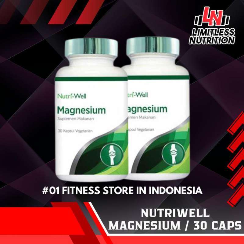 Jual Nutriwell Magnesium 30 Capsules Kapsul Bpom Di Seller Limitless ...