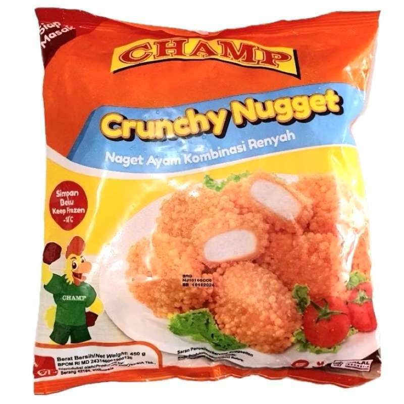 Jual Champ Crunchy Crispy Nugget Ayam 450g Di Seller Yummy Frozen Foods ...