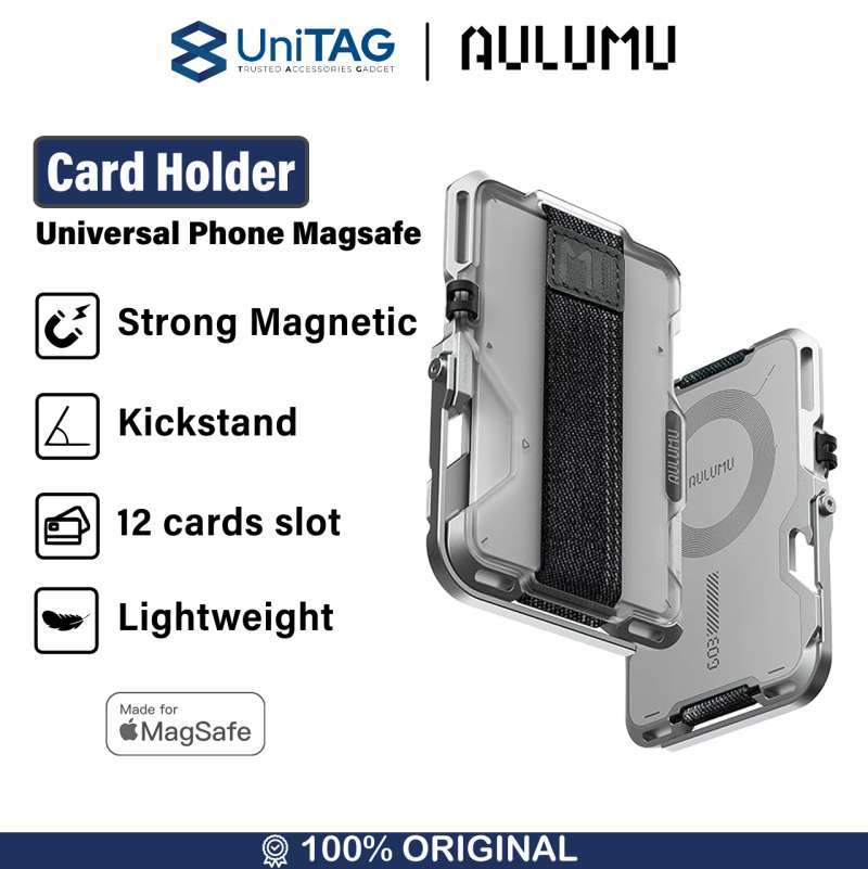 Promo Card Holder MagSafe Aulumu Multi-tool Magnetic Metal Wallet ...