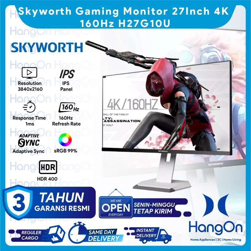 Promo Skyworth H27g10u Gaming Monitor 27inch 4k 160hz Ips Panel With ...