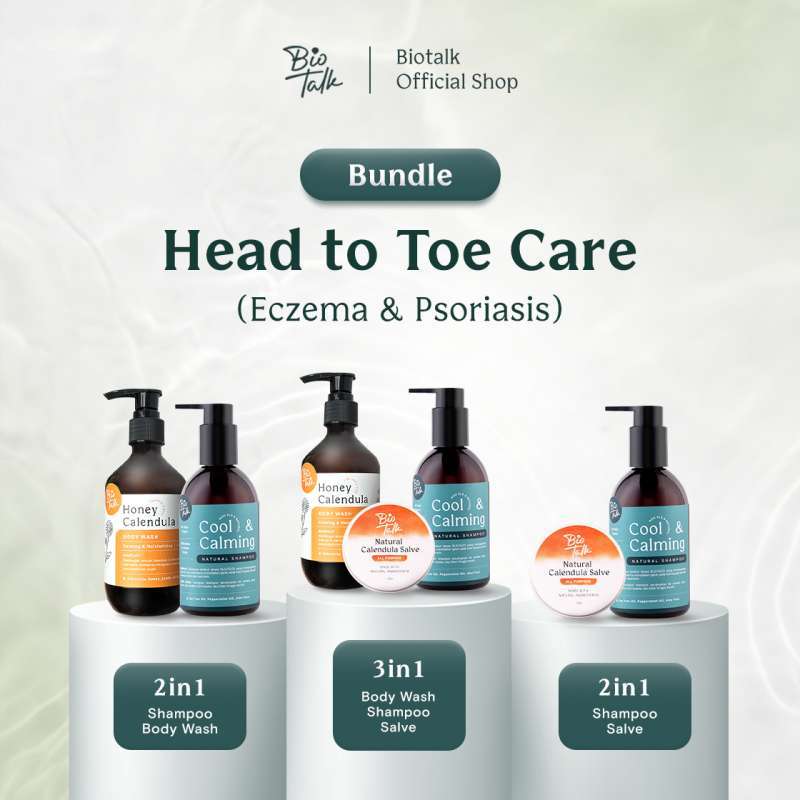 Promo Biotalk Bundle Head To Toe Care (eczema & Psoriasis) | No Sls ...