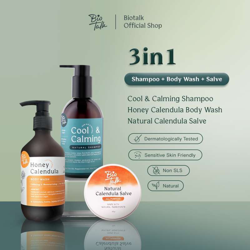 Promo Biotalk Bundle Head To Toe Care (eczema & Psoriasis) | No Sls ...