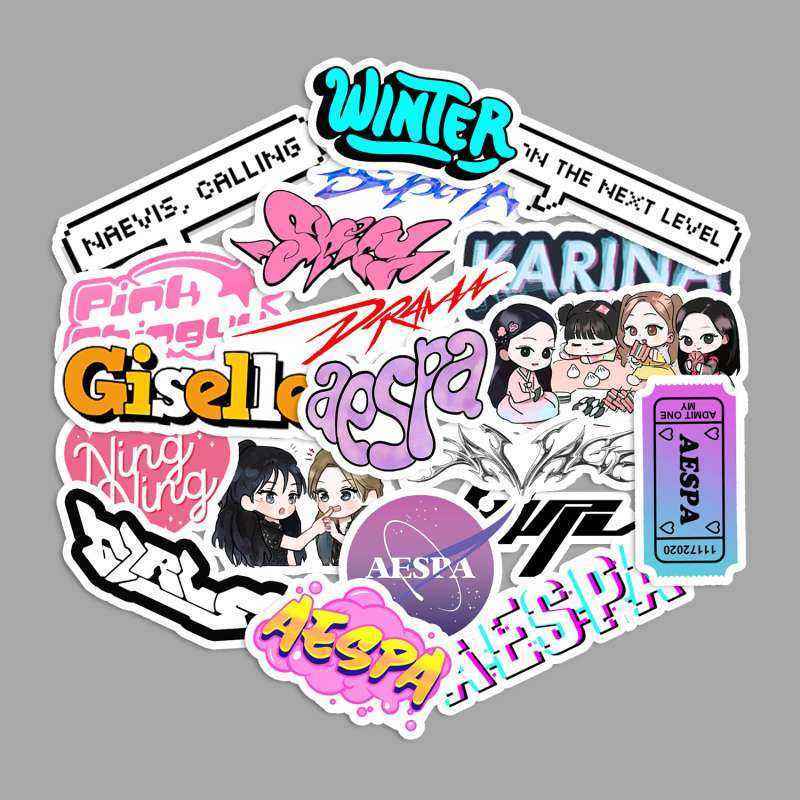 Jual Sticker Pack - Aespa | Sticker Koper Sticker Tumbler Sticker ...