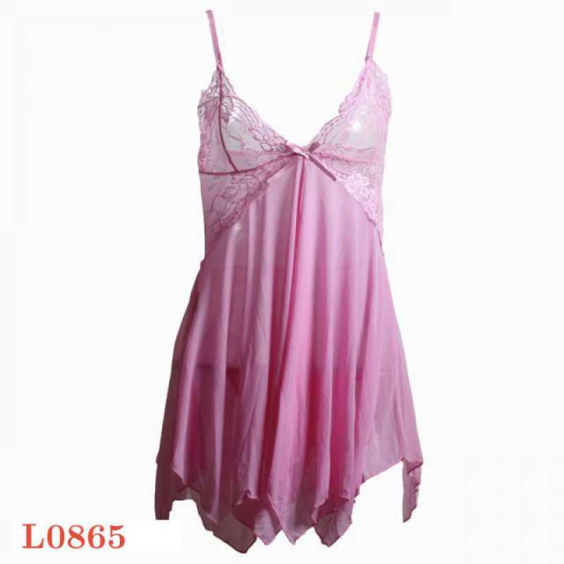 Promo Sexy Lingerie L0865 Baju Tidur Lingerie Mini Dress Gaun Pendek ...