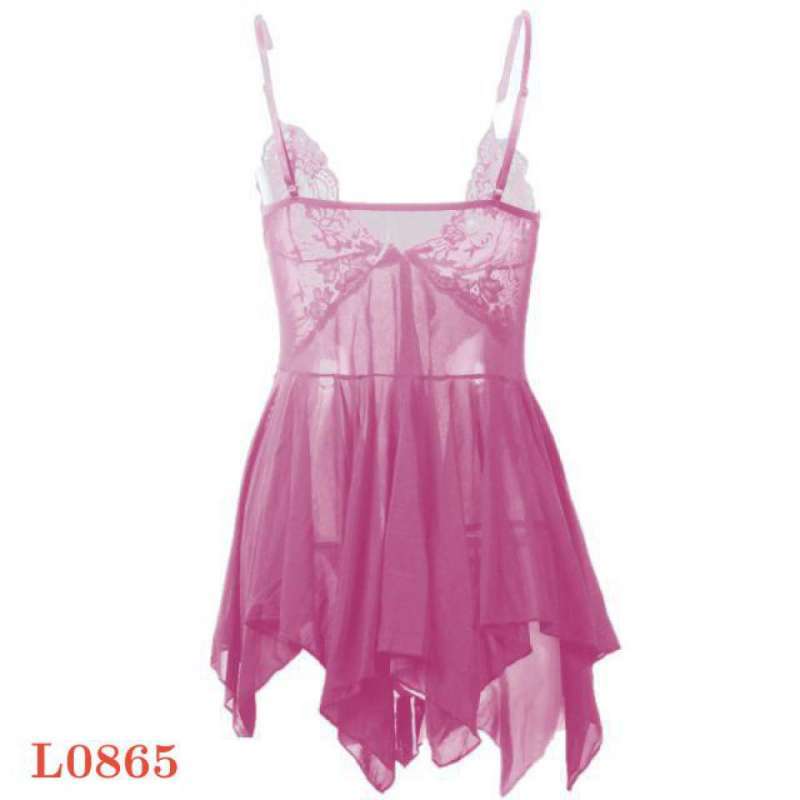 Promo Sexy Lingerie L0865 Baju Tidur Lingerie Mini Dress Gaun Pendek ...