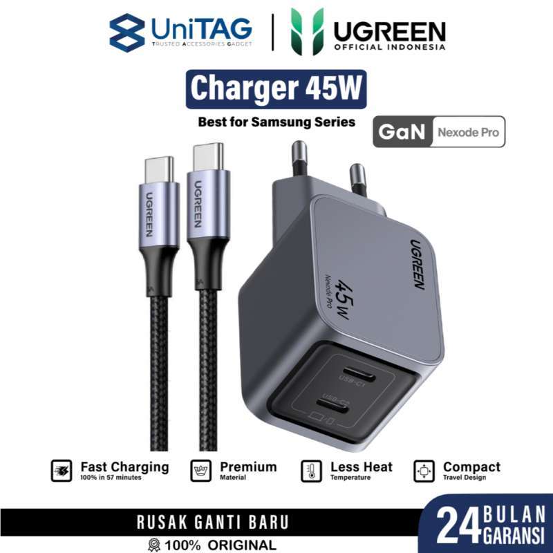 Daftar Harga Kepala Kabel Charger Type C Fast Charging 🔥 Original ...