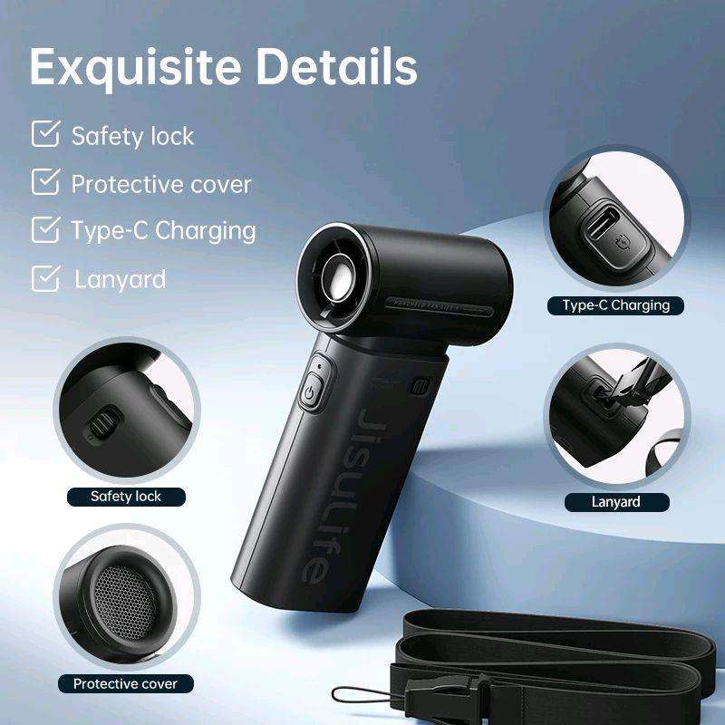 Jual Jisulife Life9 Handheld Fan Kipas Angin Genggam Mini Portable ...