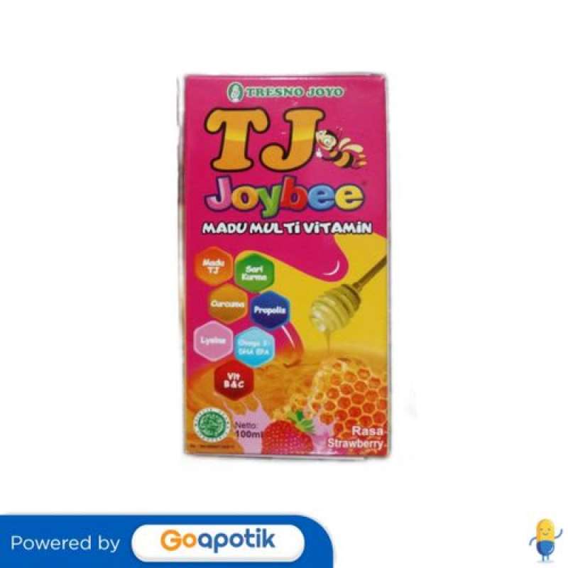 Jual Tj Joybee Rasa Strawberry 100 Ml Botol Di Seller Apotek Golden ...