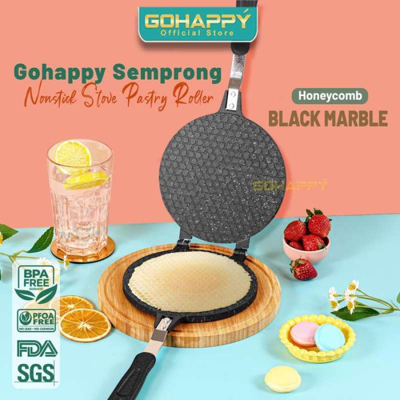 Promo [flashsale] Gohappy Egg Pastry Roller Marble Ghc-50 Cetakan Cone ...