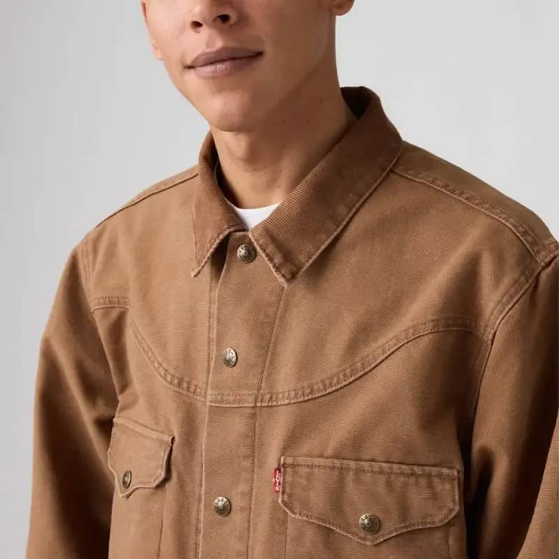 Jual Levi's® Men's Western Shorthorn Trucker Jacket (002wn-0002) Di ...