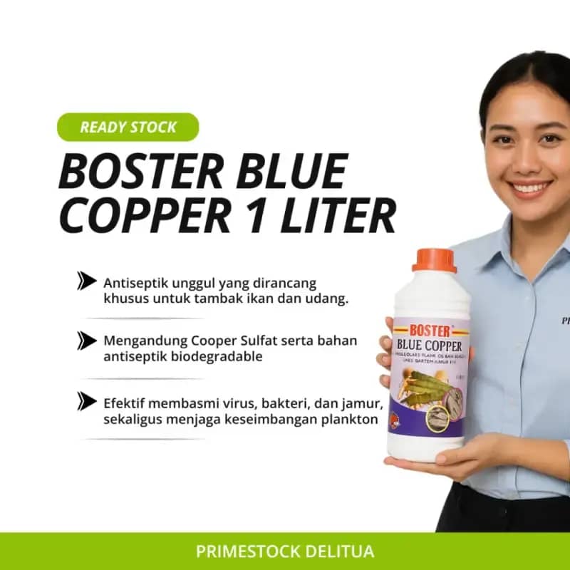 Jual Boster Blue Copper 1 Liter - Antiseptik & Pengendali Plankton ...