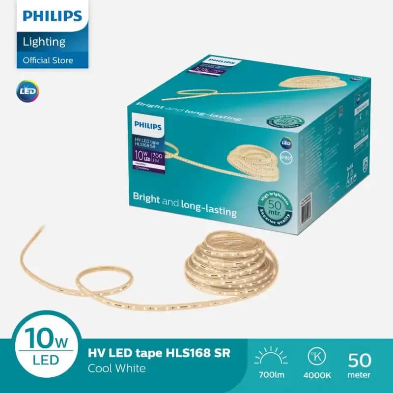Promo Lampu Philips Led Strip Hls168 10/m 50m 4000k Semi-putih Diskon ...