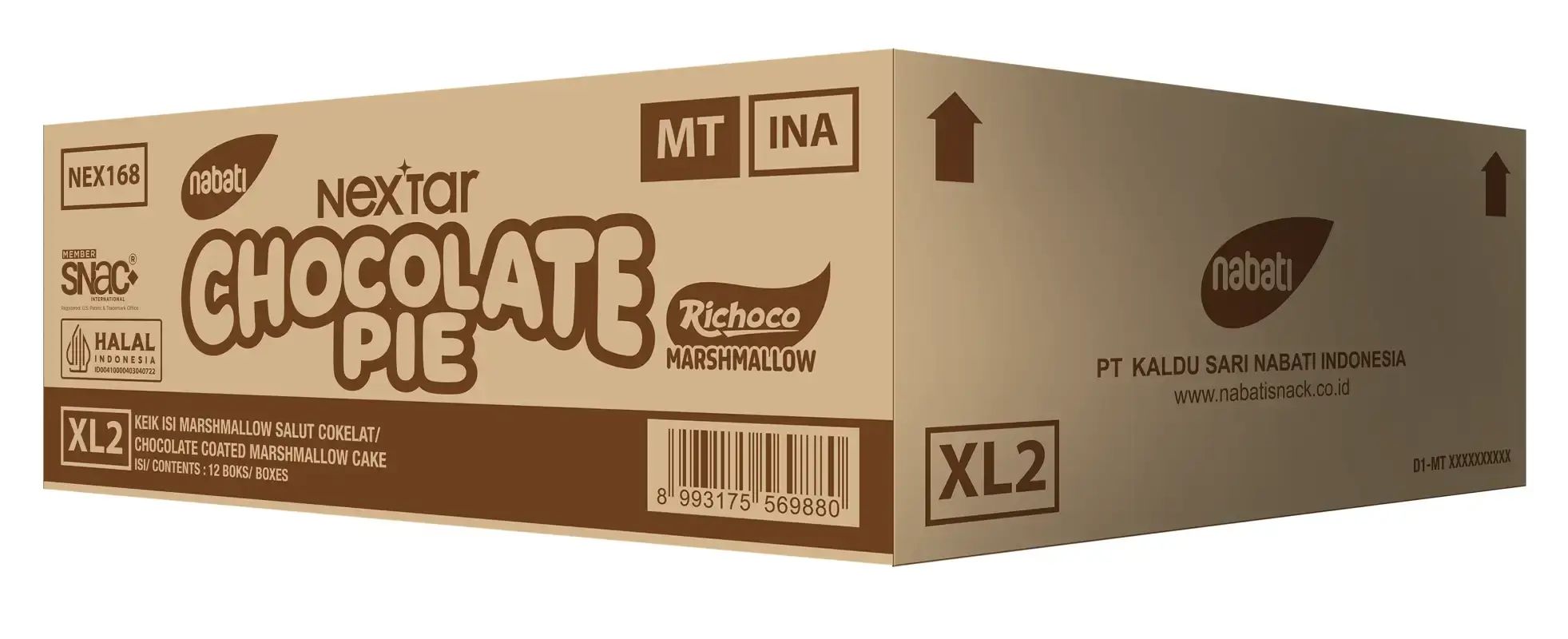 Promo Nextar Chocolate Pie Jar [168 G] Diskon 30% Di Seller Nabati ...