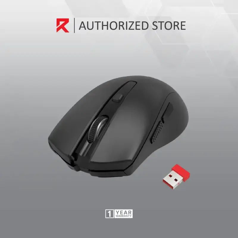 Promo Redragon Bm-4051 Wireless Office Mouse Ergonomic Design Long ...