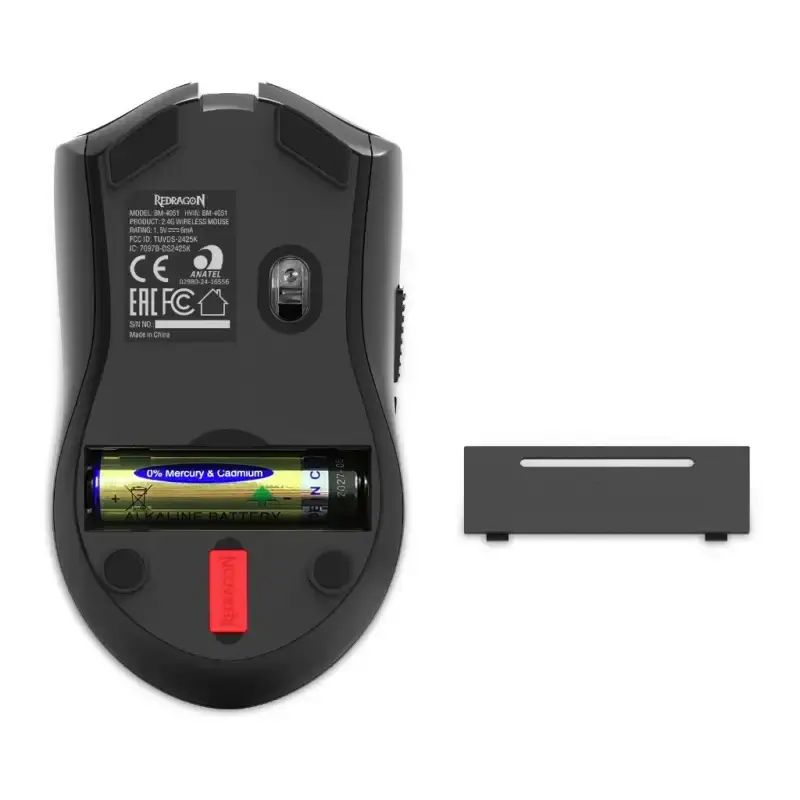 Promo Redragon Bm-4051 Wireless Office Mouse Ergonomic Design Long ...