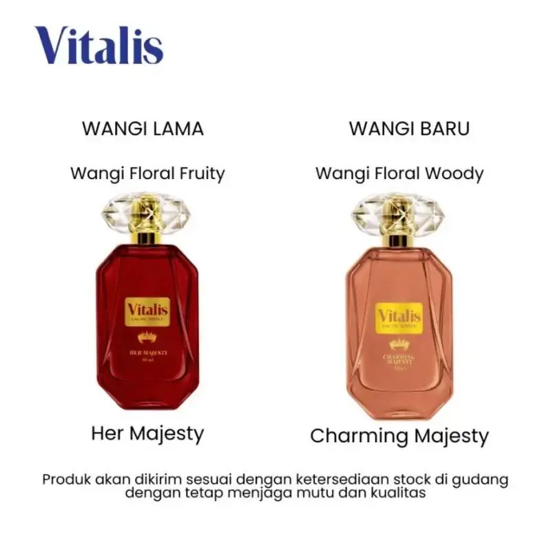 Promo [baca Deskripsi] Vitalis Eau De Royale - Red Majesty / Charming ...