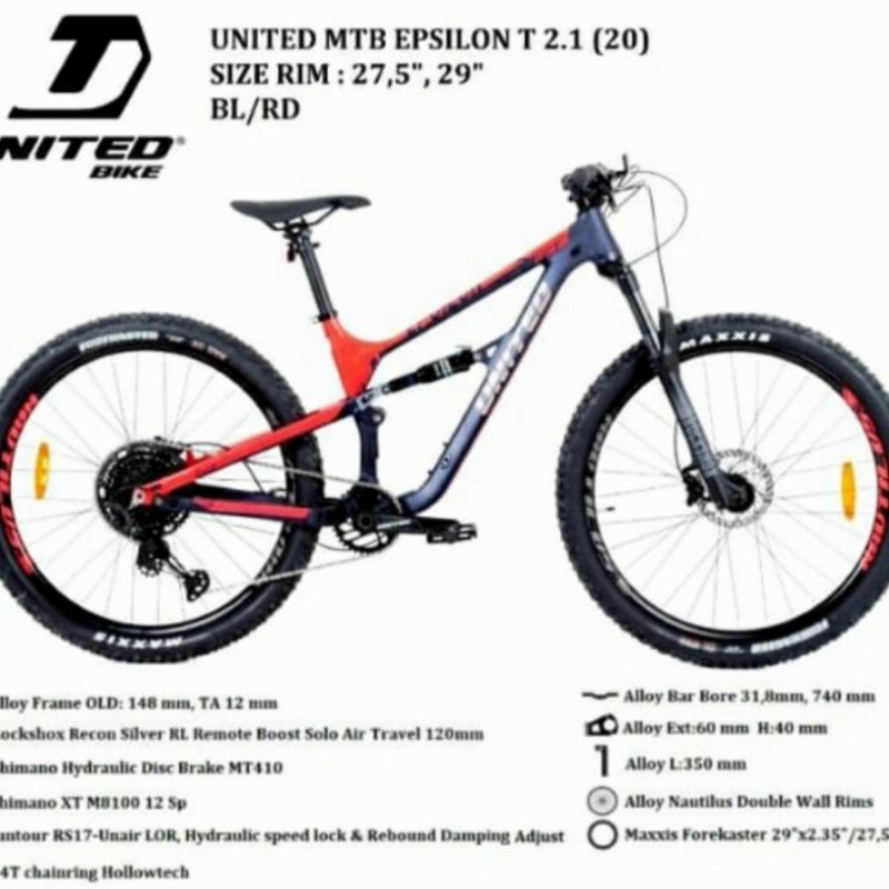 Sepeda United Epsilon Gratis Ongkir 🔥 Harga Murah Januari 2026
