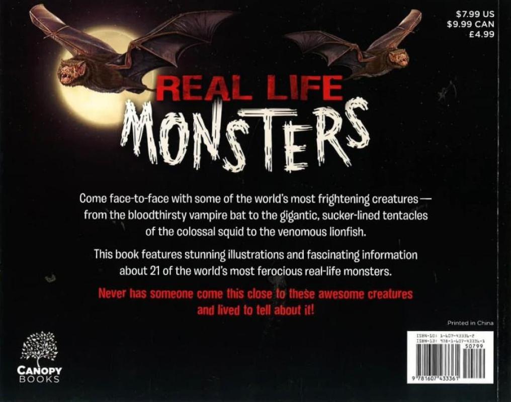 Jual Animal Facts Real Life Monsters Import Book Encyclopedia Di Seller ...