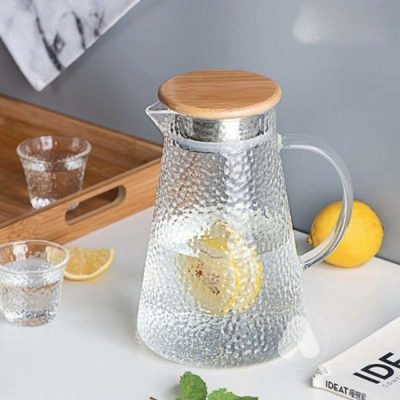 Promo Teko Pitcher Air Minum Teh Chinese Teapot Kaca Tahan Panas Api ...