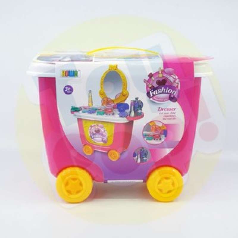 Jual Mainan Anak Pretend Play Box Food Set Trolley Fashion Di Seller ...