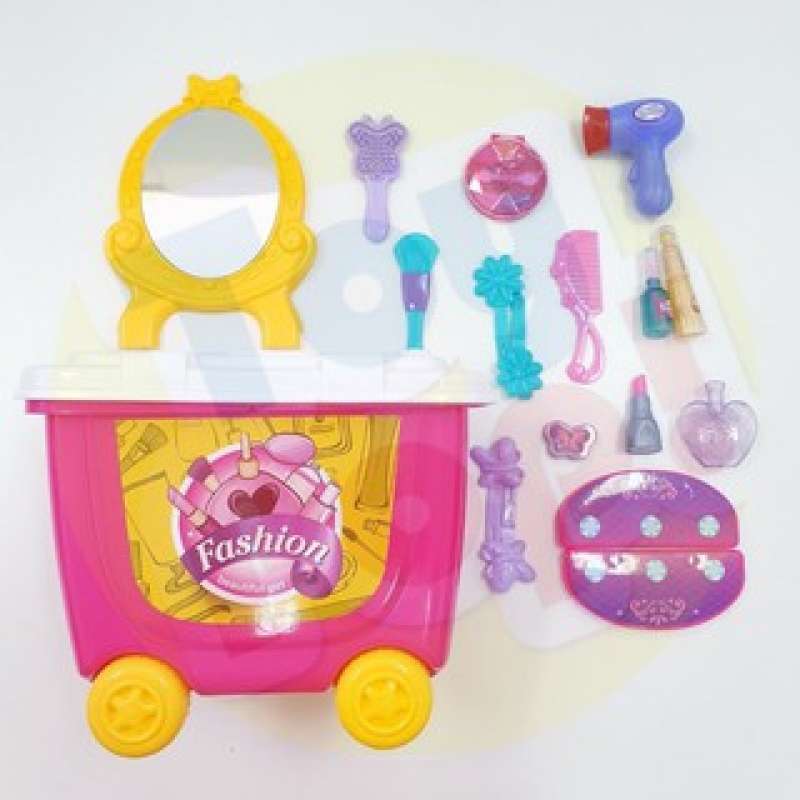 Jual Mainan Anak Pretend Play Box Food Set Trolley Fashion Di Seller ...