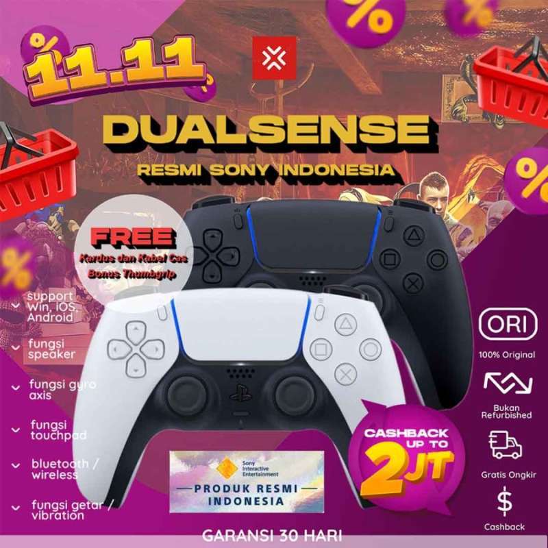 Daftar Harga Ps5 Dualsense Controller Sony Indonesia 🔥 Original ...
