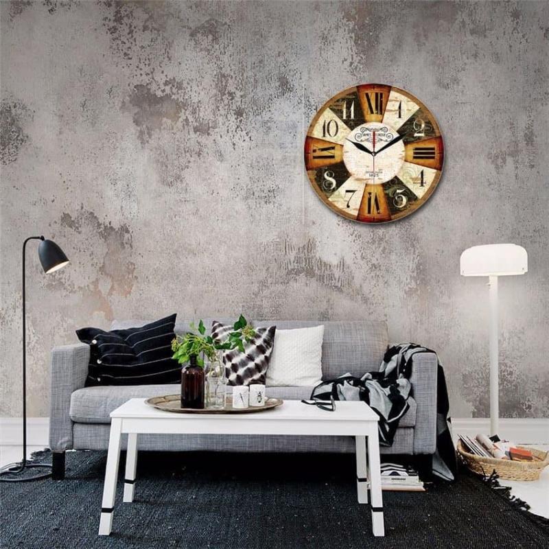 Promo Jam Dinding Unik/jam Dinding Kayu Vintage - Plate Number Diskon ...