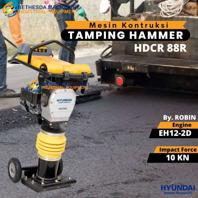 Jual Hyundai Hdcr 88 R Mesin Tamping Rammers / Mesin Pemadat Engine 5.5 Hp Stemper Kuda Di ...