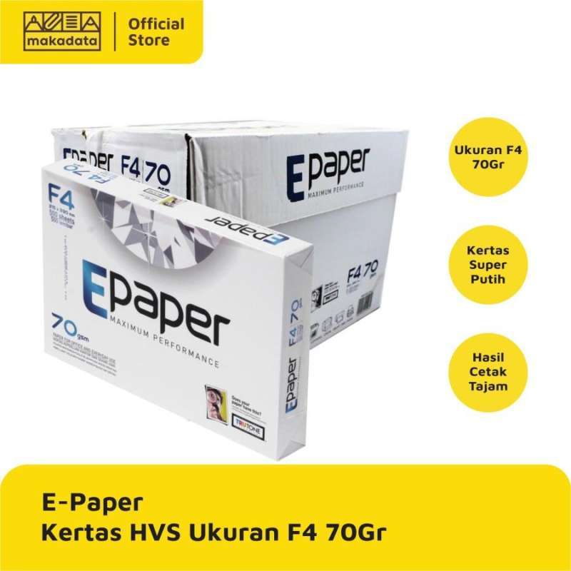 Jual Kertas Hvs F4 E Paper Original Harga Termurah Februari 2024 | Blibli