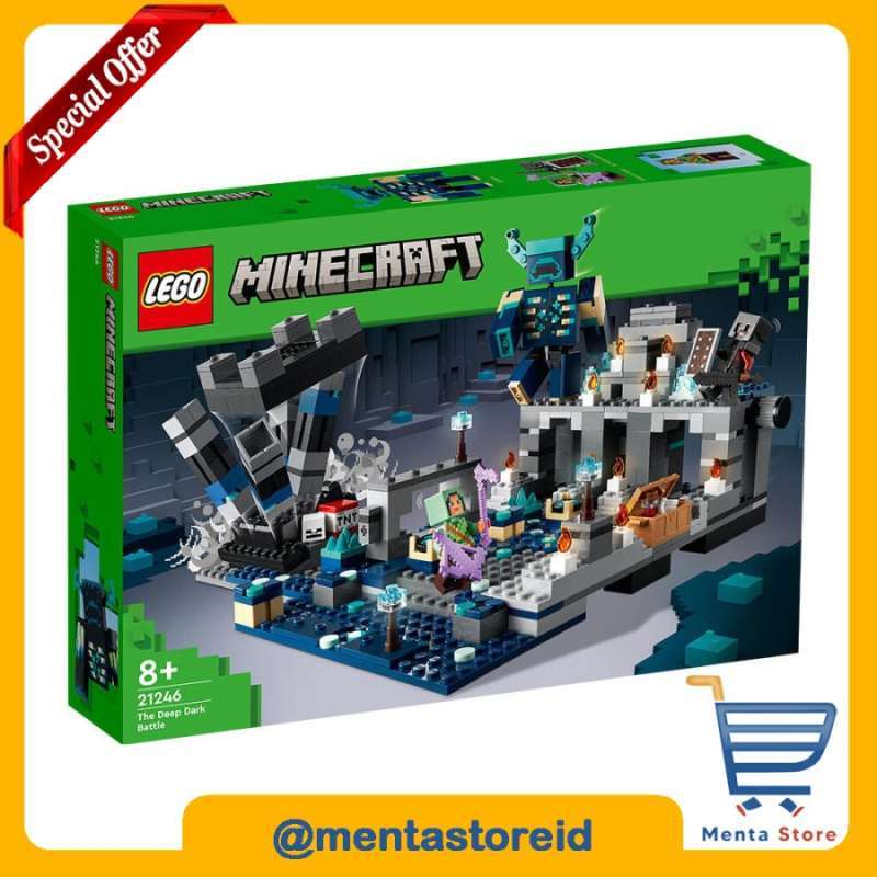 Promo Lego Minecraft 21246 The Deep Dark Battle Diskon 30% Di Seller ...