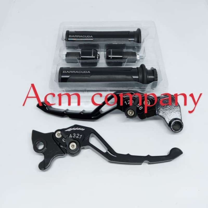 Promo Variasi Honda Pcx 150 Pcx 160 Adv Handle Rem Cnc + Grip Barracuda ...
