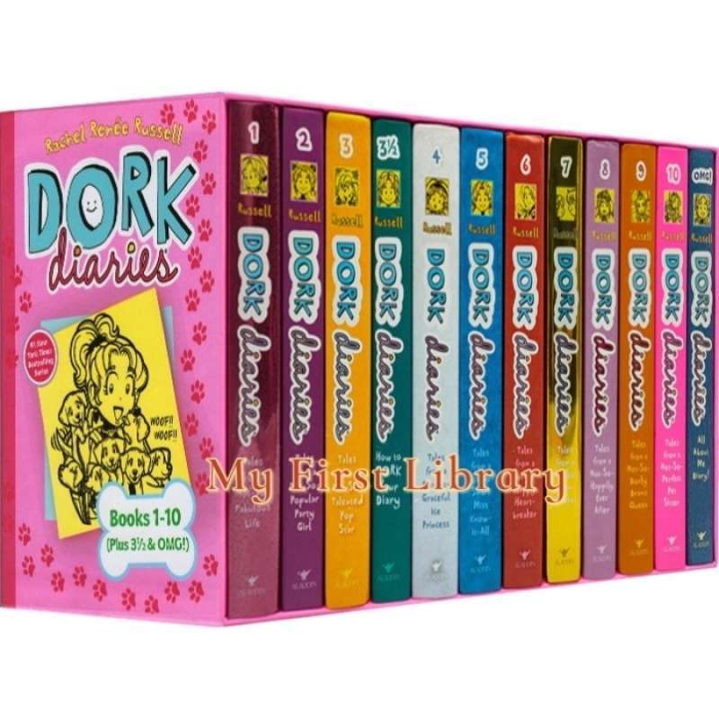 Promo dork diaries box set 12 books Diskon 23% di Seller Indah Library ...