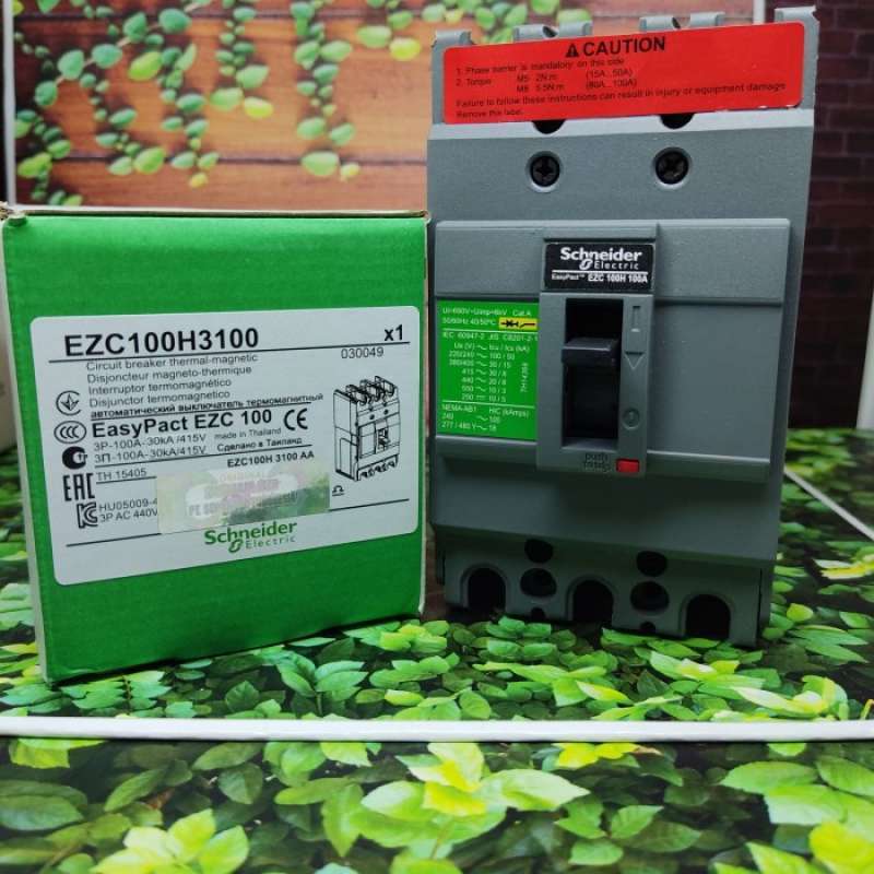 Promo MCCB EZC / Breaker EasyPact Schneider EZC100H 3P 100A ezc100h30100 Diskon 23% di Seller ...