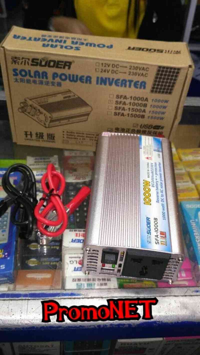 Promo Power Inverter 1000 Watt 24 Volt ( 1000w / 24v ) Sda Merk Suoer ...