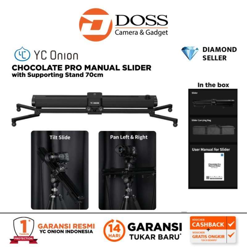 Promo YC Onion CHOCOLATE Pro Manual Slider Kit with Supporting Stand ... Promo YC Onion CHOCOLATE Pro Manual Slider Kit with Supporting Stand ...