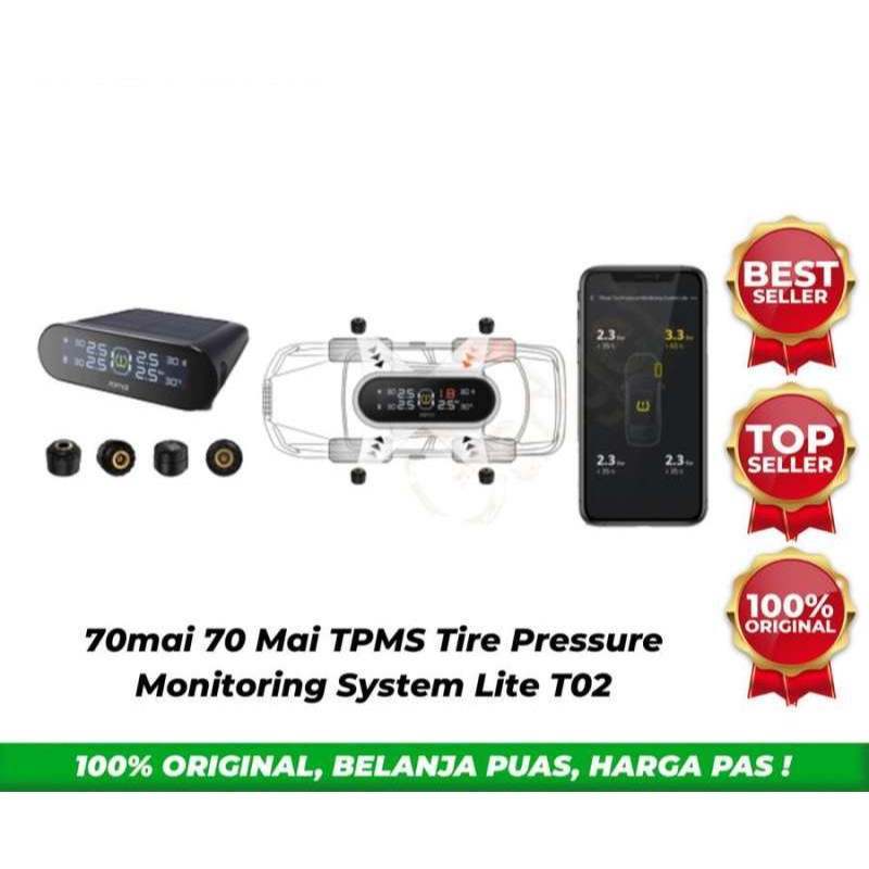 Jual Tire Pressure 70mai Tpms Lite T02 Monitoring System Di Seller Keewee Shop Official Store ...