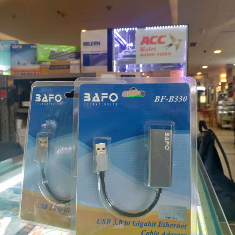 Jual BAFO USB 3.0 TO GIGABIT ETHERNET CABLE ADAPTER di Seller Acc Kabel ...
