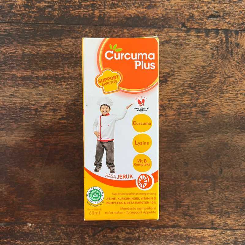 Jual Curcuma Plus Syrup Appetite Lysine 60 ml di Seller Apt Mario ...