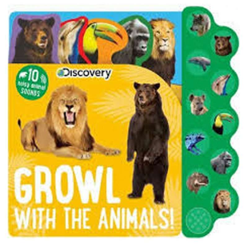 Jual 10-button Sound Books, Discovery: Growl With The Animals! Di ...
