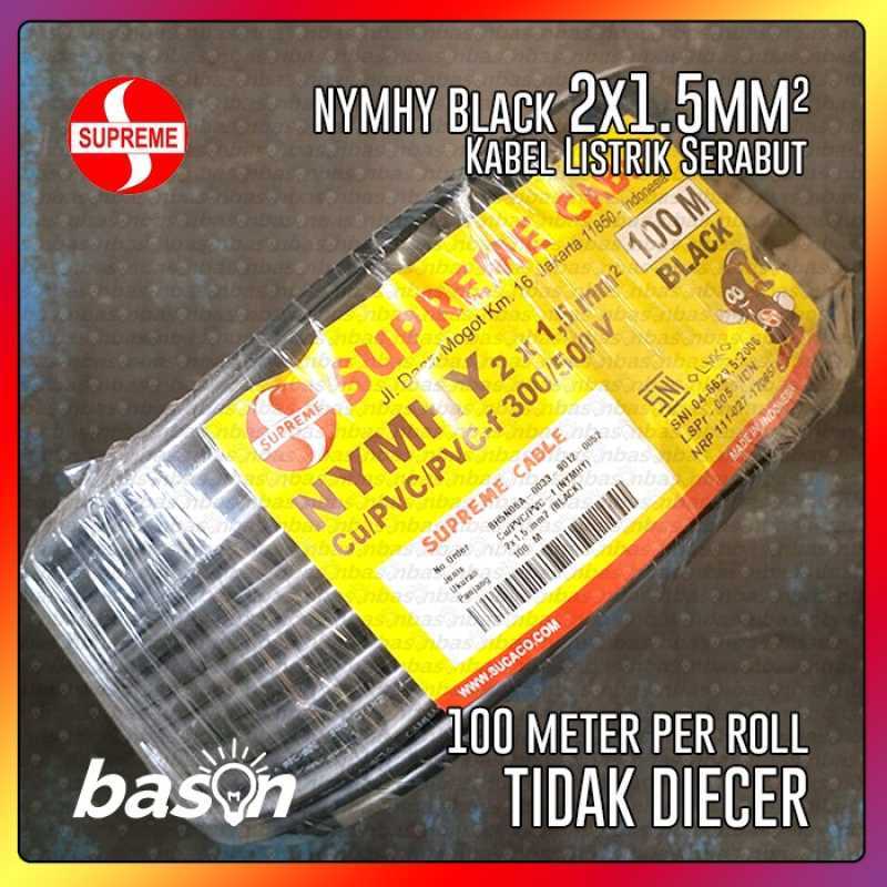 Promo Supreme Nyyhy 2X1.5Mm 100M - Kabel Listrik Diskon 17% di Seller ...