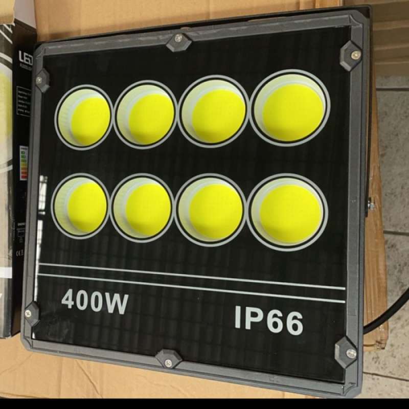 Promo Lampu Sorot Tembak 400 Watt Cob Led Floodlight Lampu Tembak 400W Cob Diskon 31% di Seller ...