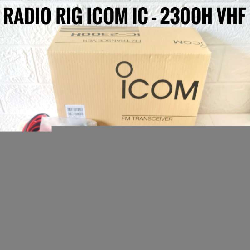 Promo Radio Rig Icom Ic 2300H Vhf / Rig Icom 2300 Original Garansi ...
