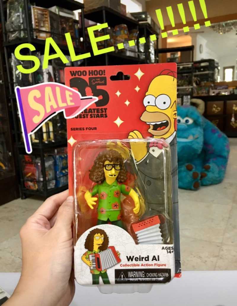 Promo WEIRD AL SIMPSONS 25 YEARS ASLI/ORI!! NECA FIGURE Diskon 23% di ...