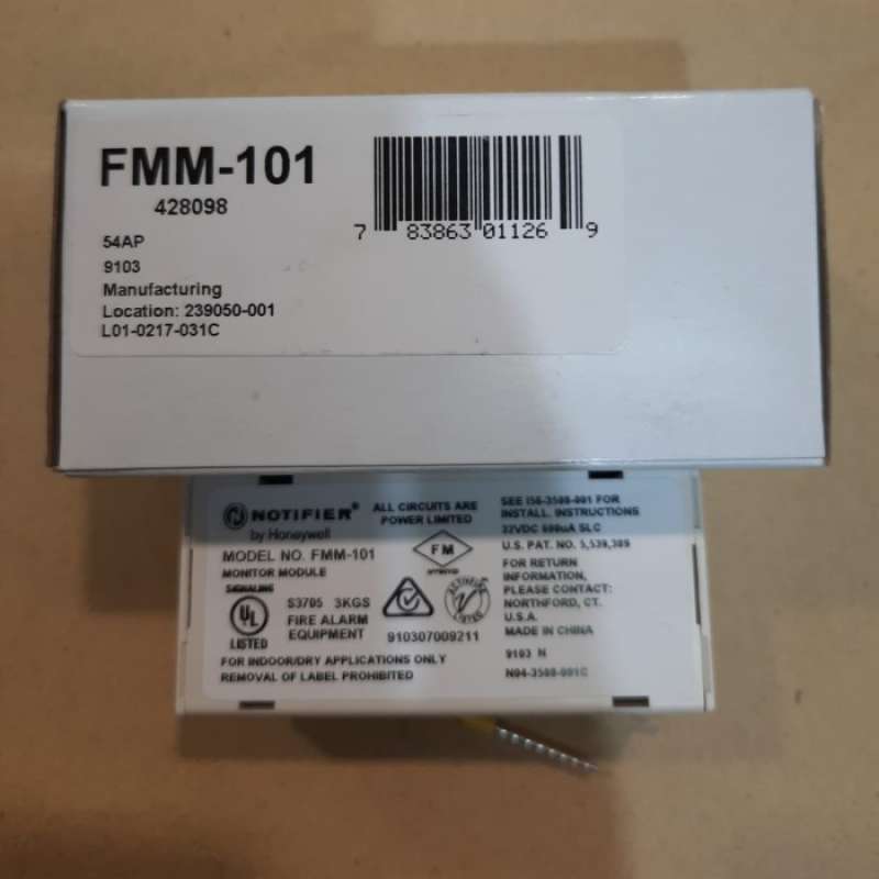Jual Mini Monitor Module Notifier Fmm-101 / Module Fmm101 Notifier di ...